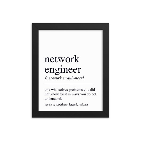 Network Engineer Wall Art Etsy