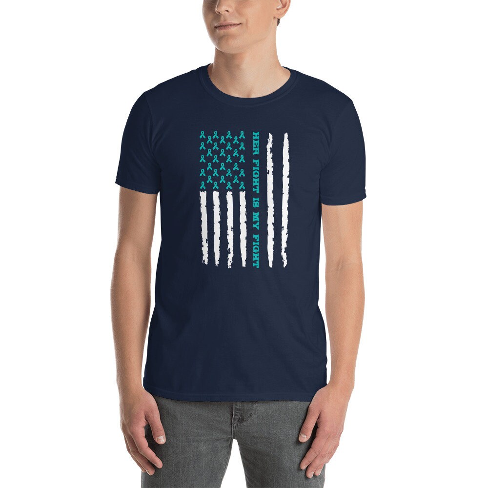 Scleroderma Shirt - Her Fight is My Fight Teal Ribbon Flag - Etsy