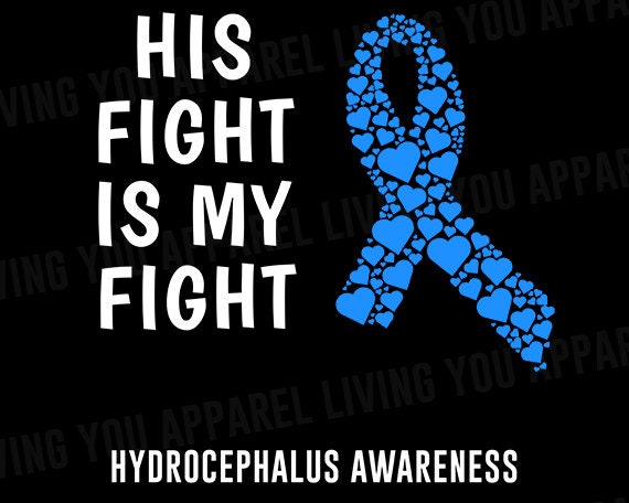 Hydrocephalus Png Hydrocephalus Awareness Blue Ribbon Hydro - Etsy