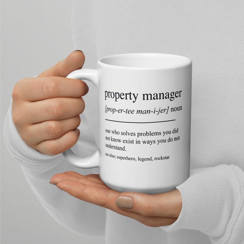 Personalized Property Manager Gift, Funny Property Manager Mug, Funny ...