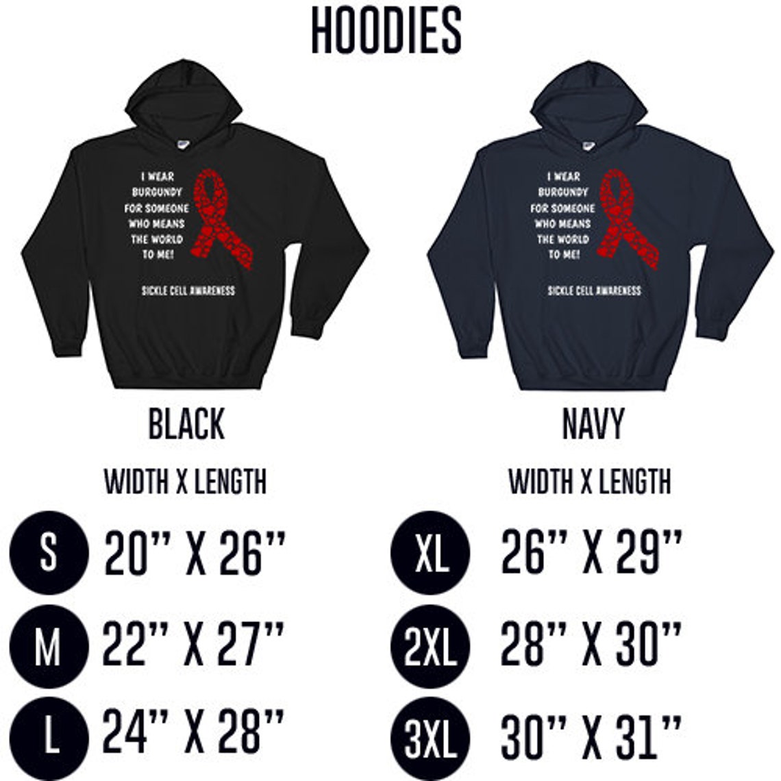 Sickle Cell / Shirt / Tank Top / Hoodie / Kids / Sickle Cell Shirt ...