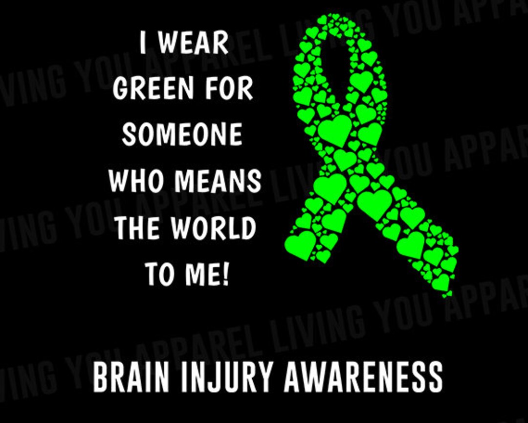 Brain Injury Png, Brain Injury Awareness, Green Ribbon, Brain Injury ...