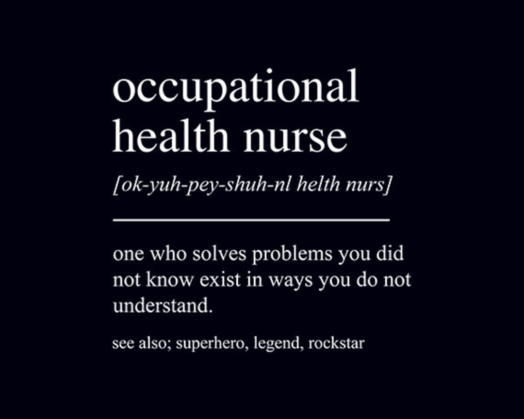 Occupational Health Nurse Png File, Occupational Health Nurse Tshirt ...