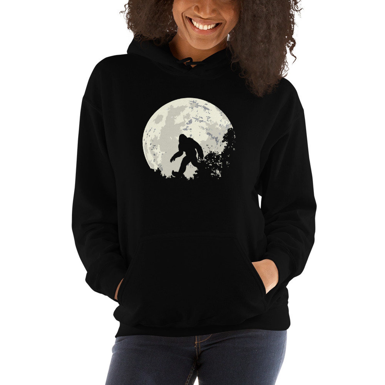 Bigfoot Hoodie Bigfoot Sweatshirt Sasquatch Hoodie Bigfoot | Etsy