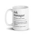 Risk Manager Gift Ideas, Funny Risk Manager Mug, Risk Manager ...