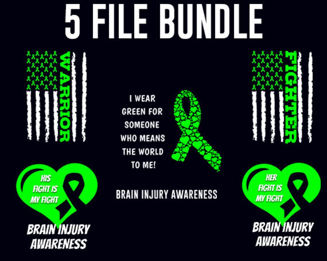 Brain Injury Png Bundle, Brain Injury Awareness, Brain Injury Warrior ...