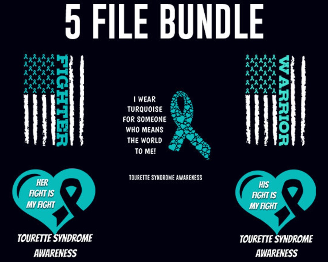 Tourette Syndrome Png Bundle, Tourette Png, Tourette Syndrome Awareness ...