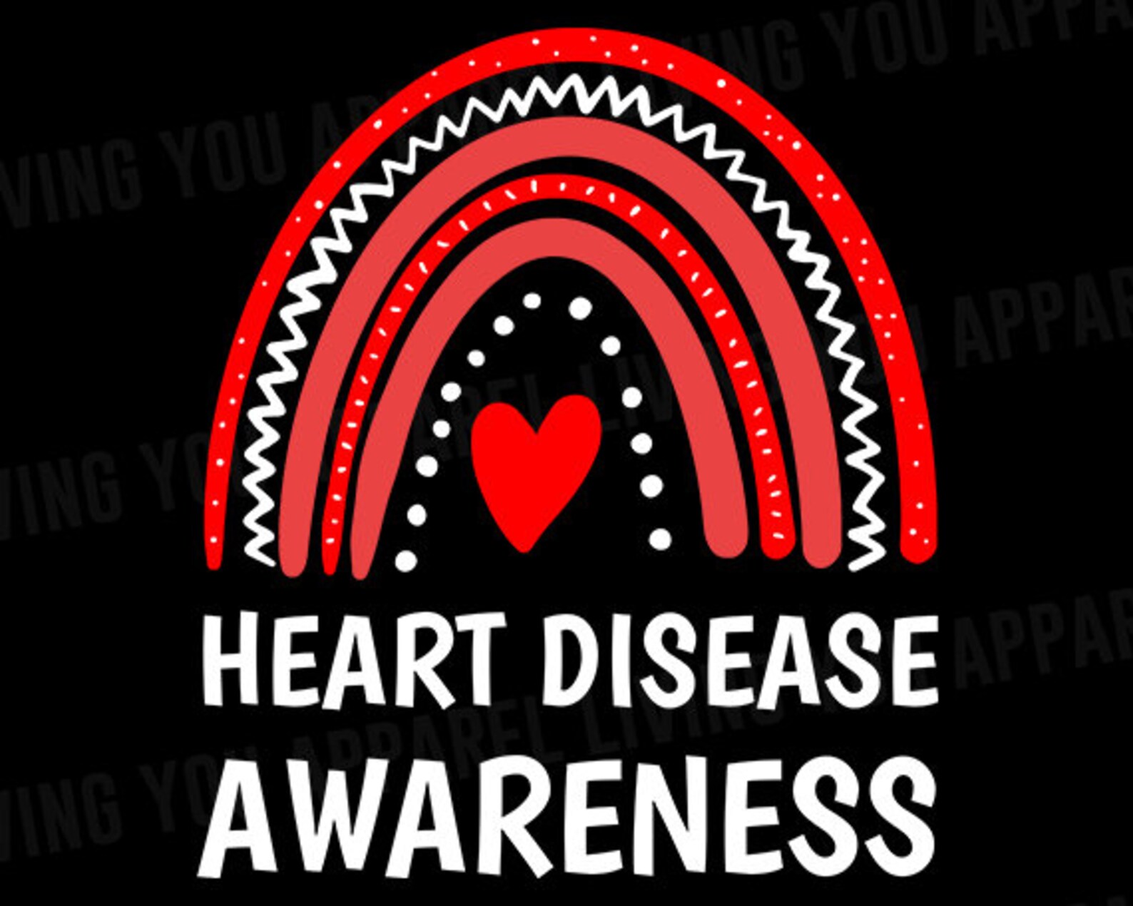 Heart Disease Png Heart Disease Awareness Png Heart Disease - Etsy