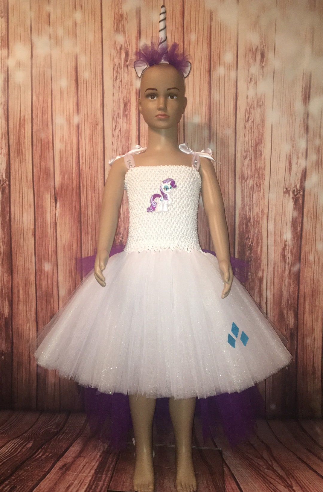 Rarity My Little Pony Inspired Tutu/rarity Halloween Costume/rarity ...