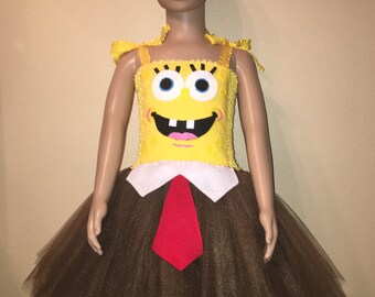Spongebob Tutu Dress - Etsy