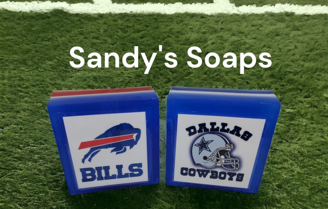 Football Soaps - Buffalo Bills - Dallas Cowboys - Sports Soap - NFL ...