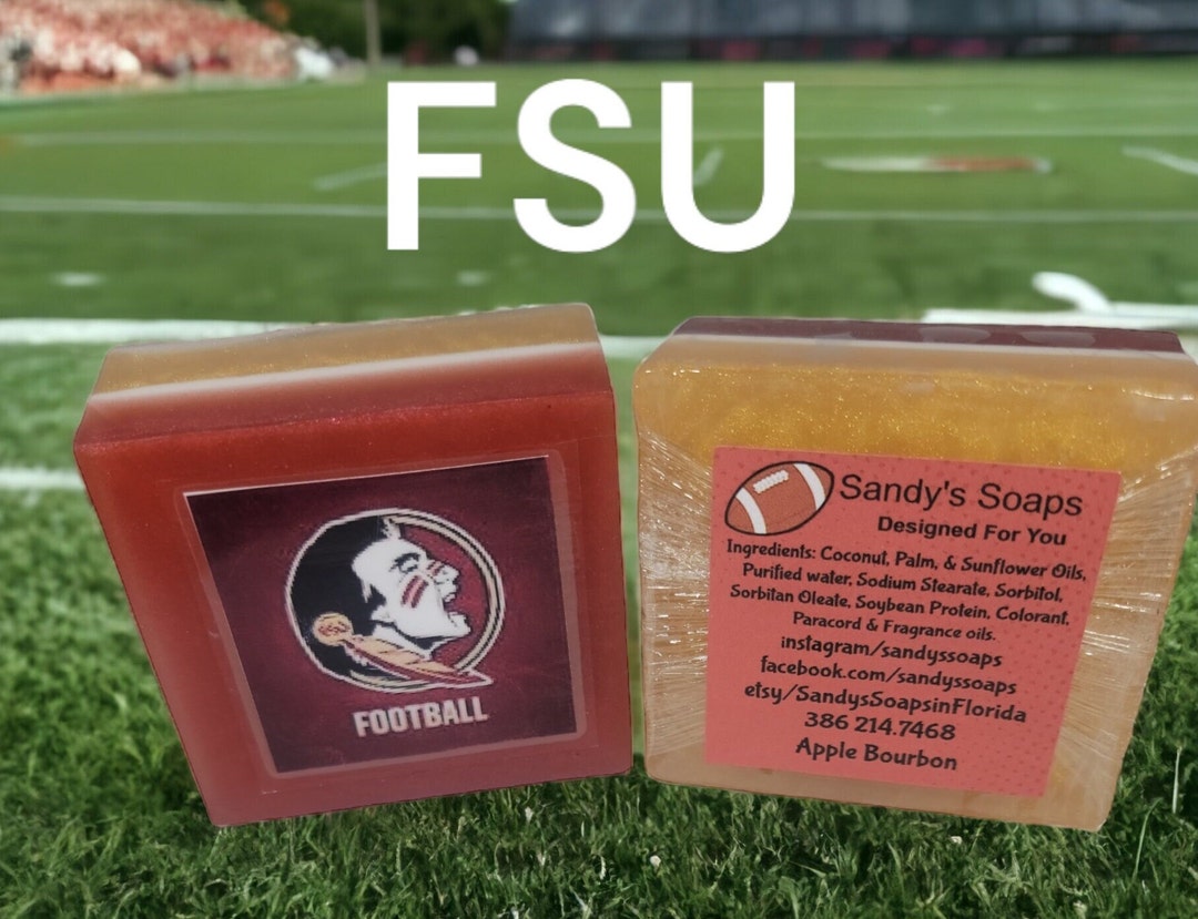 Football Soaps - FSU - Sports Soap - ACC Football Gifts - Etsy