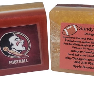Football Soaps - FSU - Sports Soap - ACC Football Gifts - Etsy