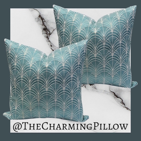Teal Throw Pillow - Etsy
