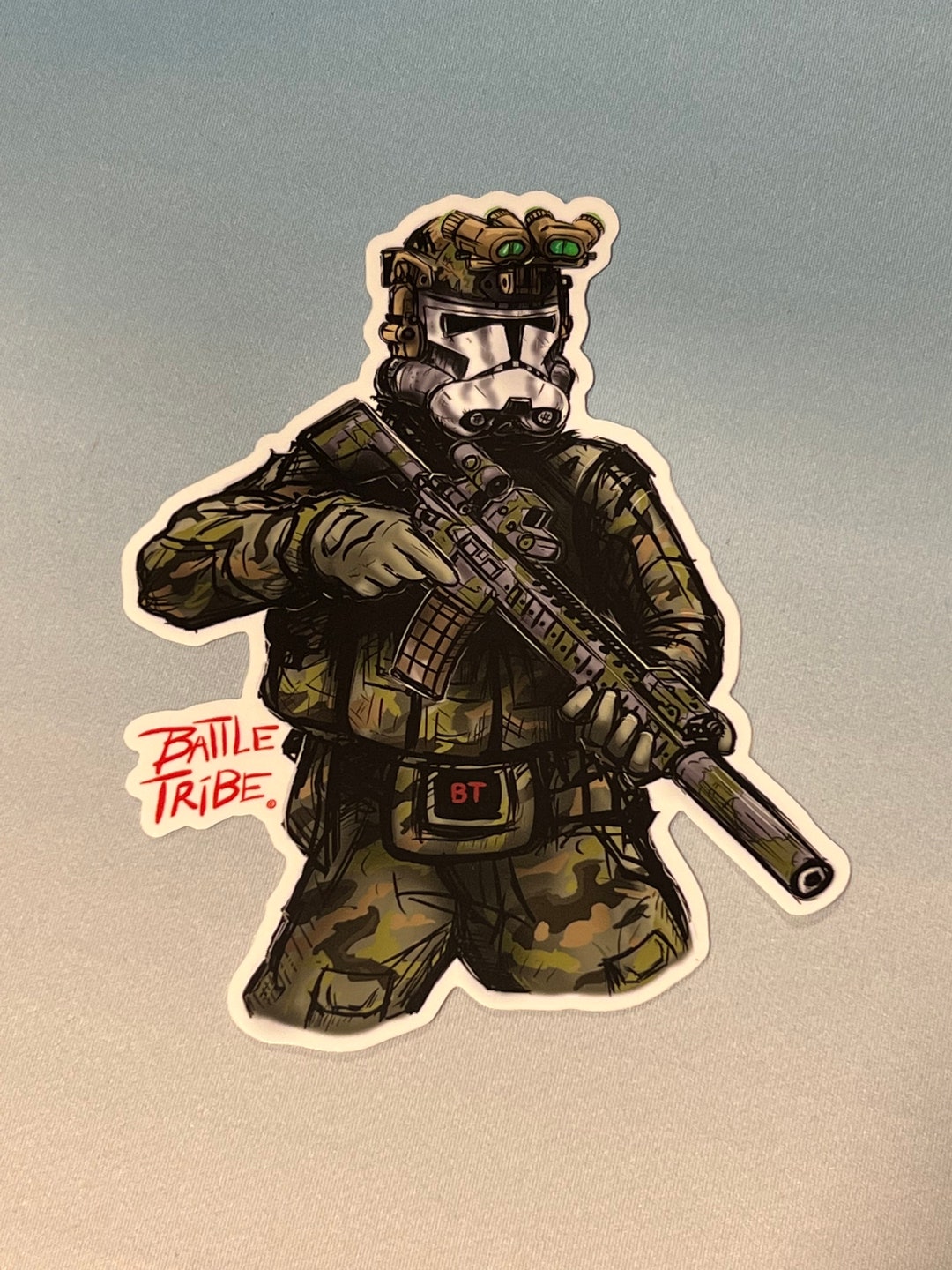 Battle Tribe Quad NVG Trooper Sticker - Etsy Australia
