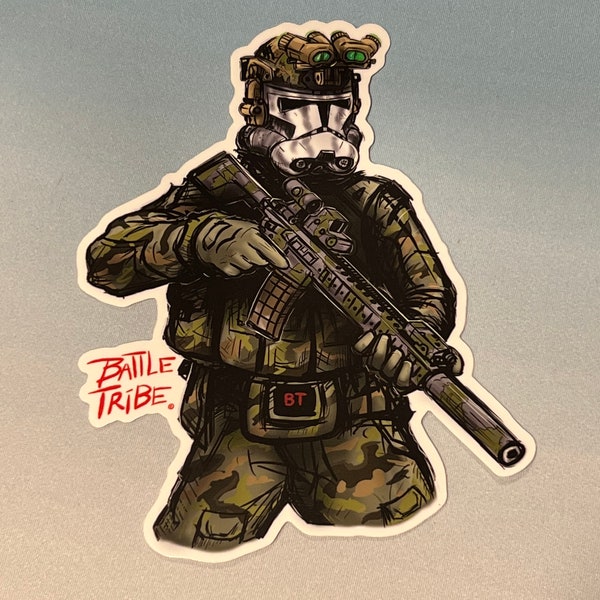 Battle Tribe Clone Sticker - Etsy Australia