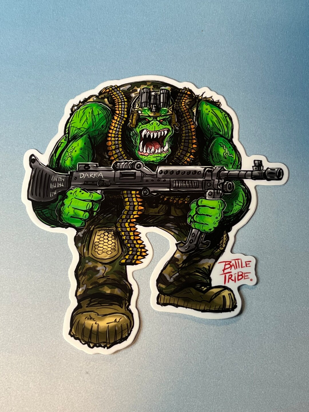 Battle Tribe War Orc Sticker - Etsy