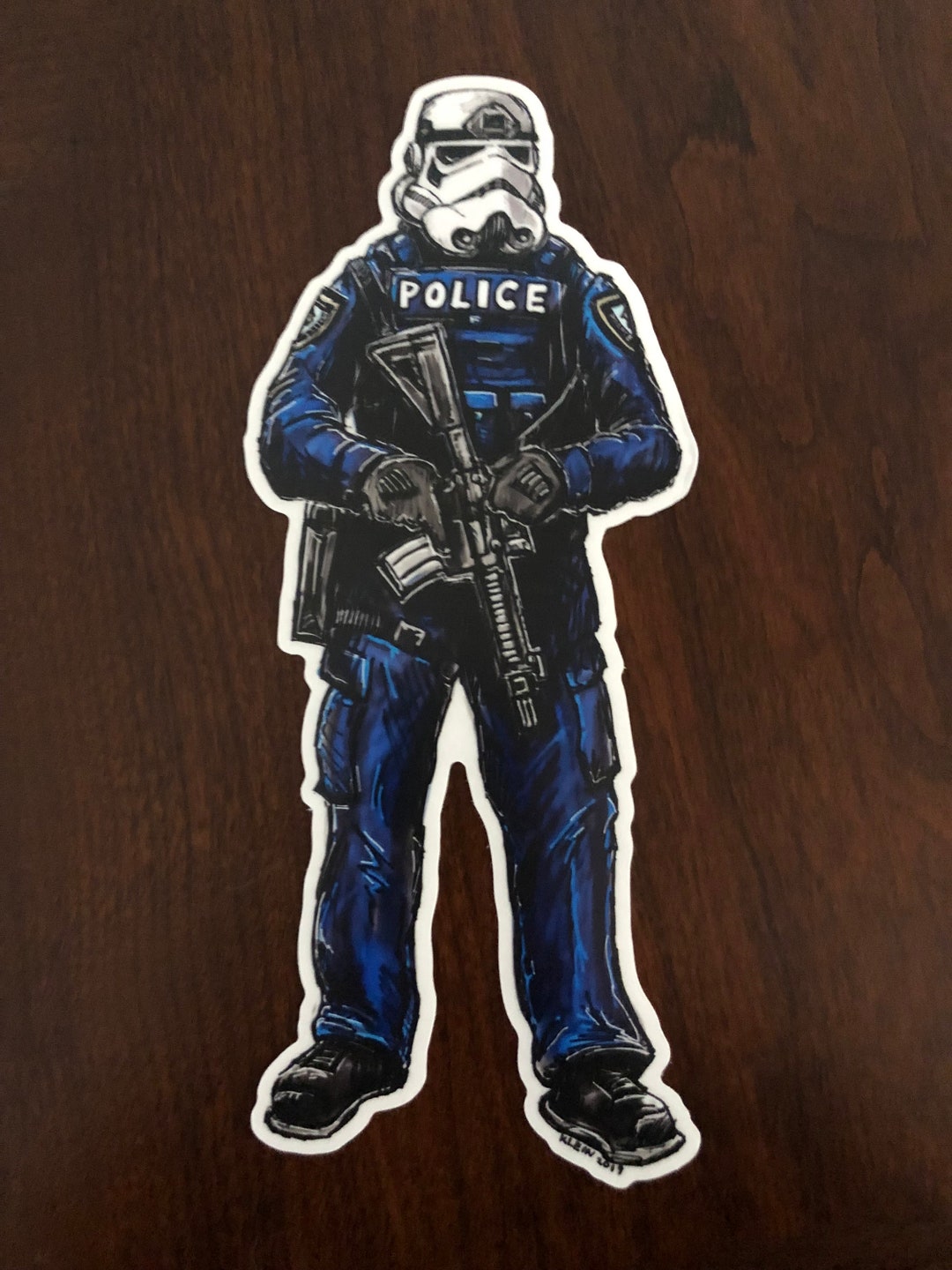 Police Trooper Sticker - Etsy