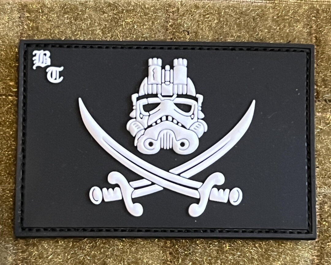 Battle Tribe Jolly Roger PVC Flag Patch - Etsy