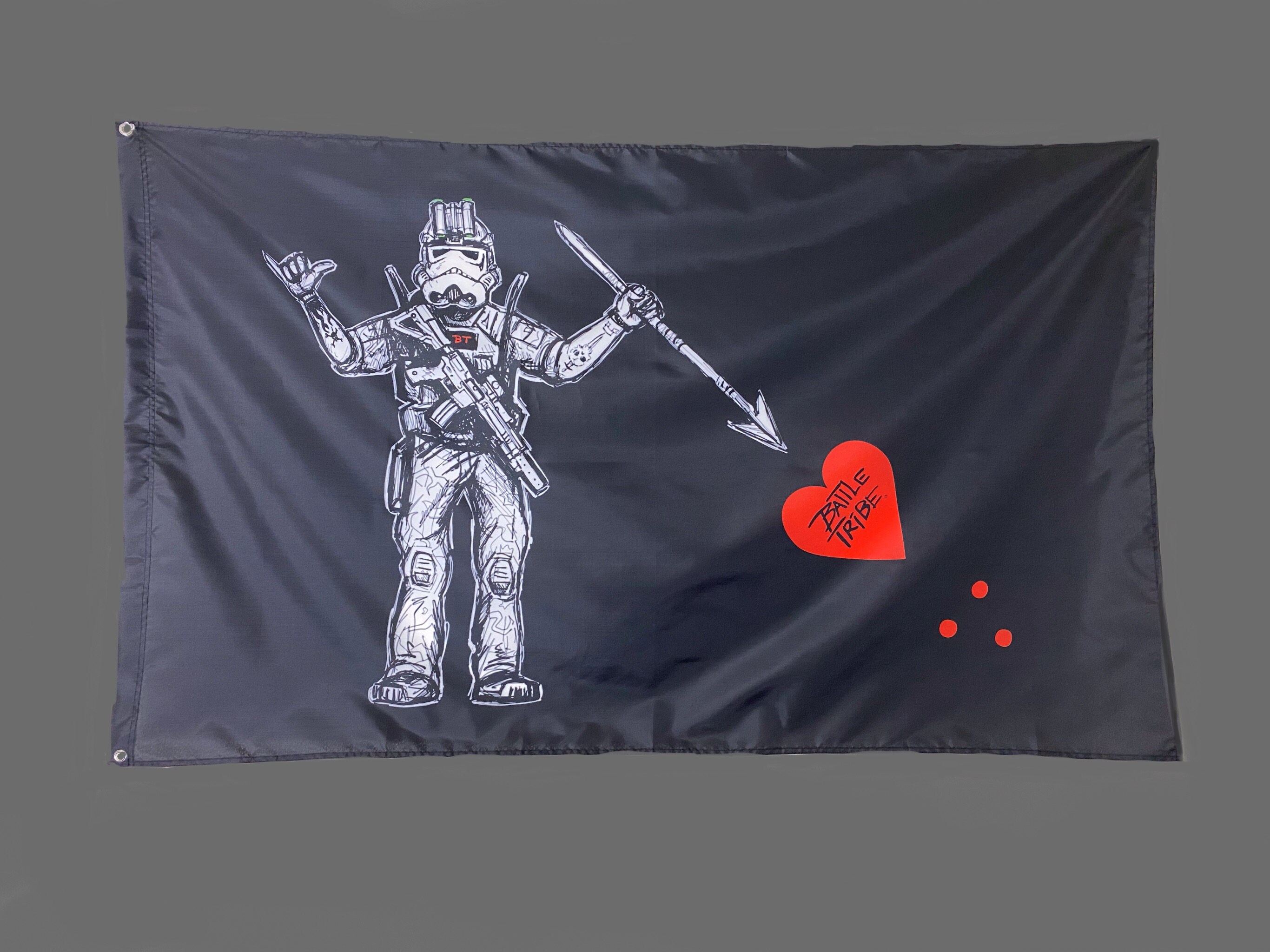 Battle Tribe / Black Beard Flag | Etsy