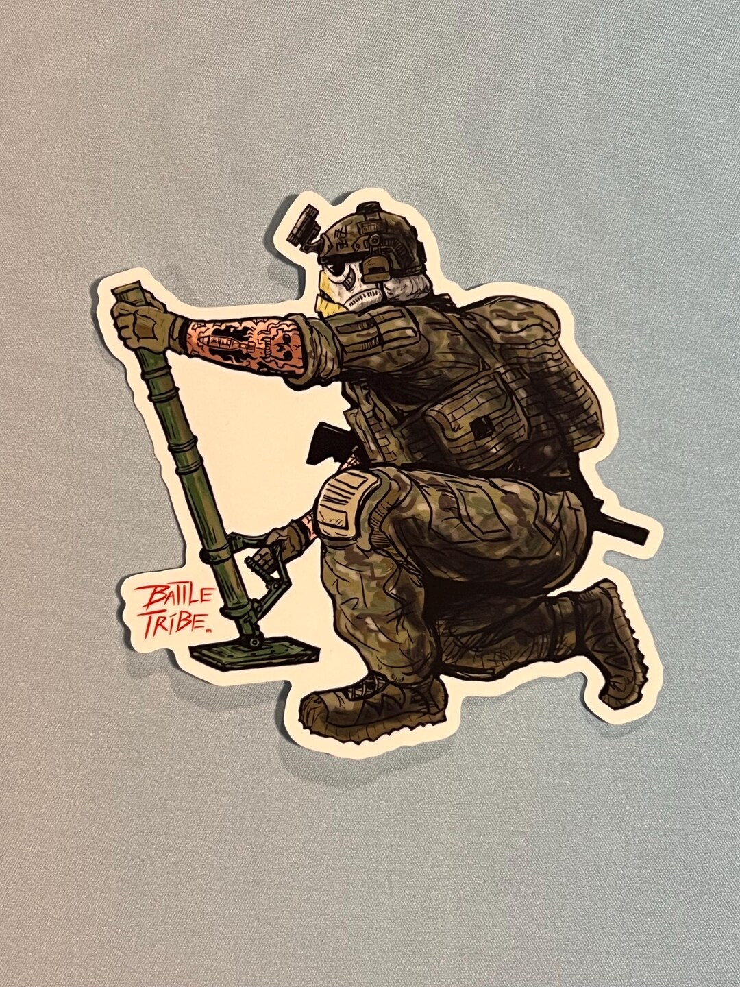 Mortar Trooper Sticker Battle Tribe - Etsy