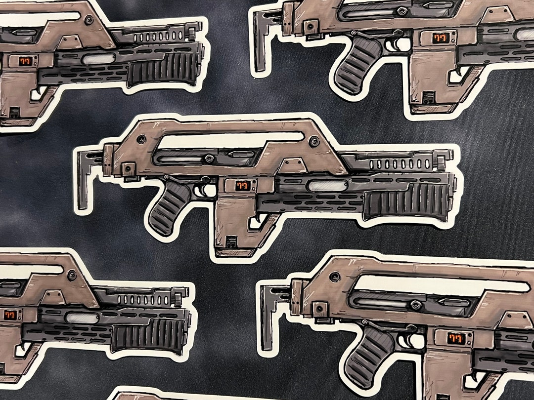 Battle Tribe Pulse Rifle Sticker - Etsy