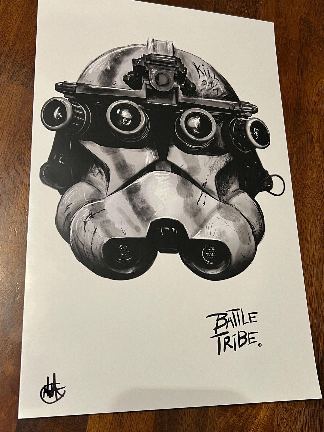 Art Print 11x17 Clone Trooper Operator - Etsy