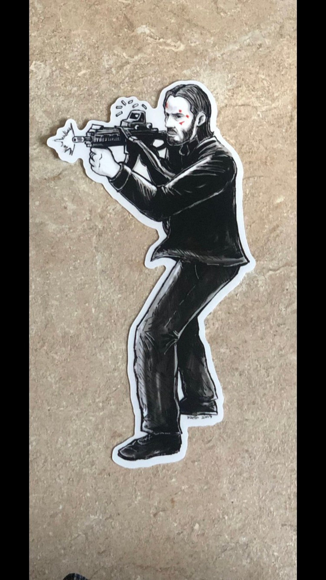 Baba Yaga Sticker 6A White Border - Etsy