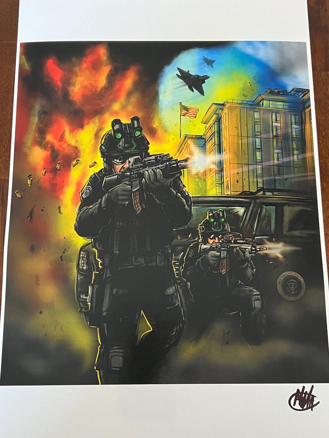 Secret Service CAT Team 11x17 Art Print - Etsy