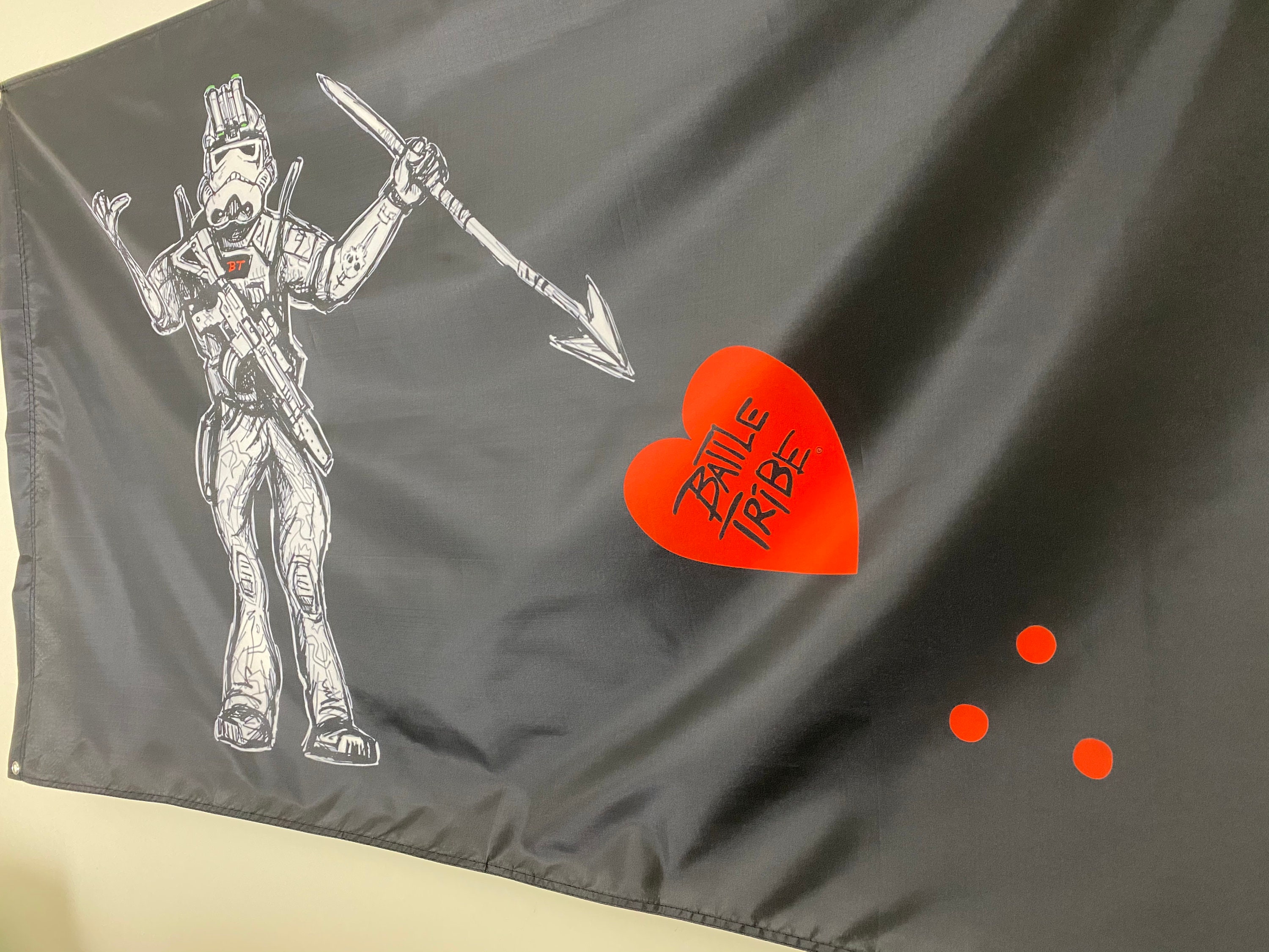 Battle Tribe / Black Beard Flag | Etsy