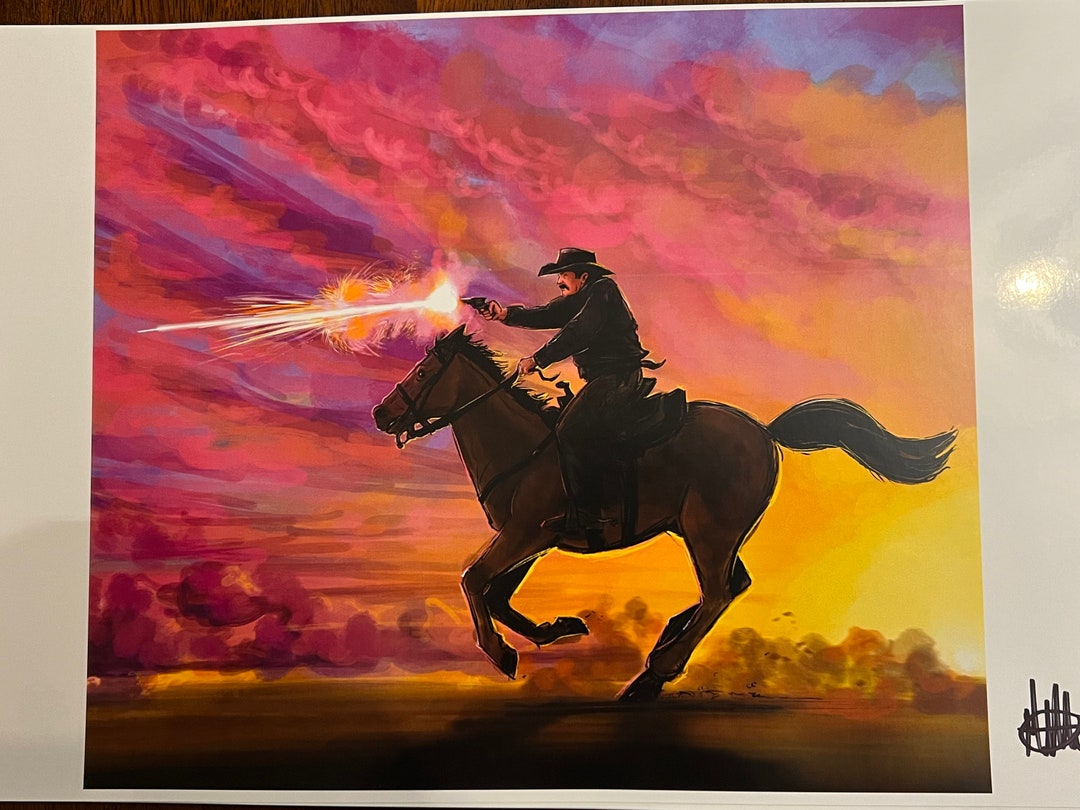 Ranger Cowboy 11x17 Signed Art Print - Etsy