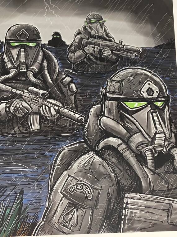 Prints Trooper Recon 11x17 art print 2A Art & Collectibles Digital ...