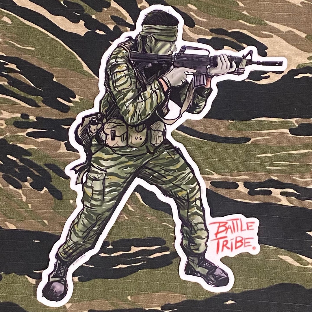 MAC V SOG Soldier Sticker - Etsy