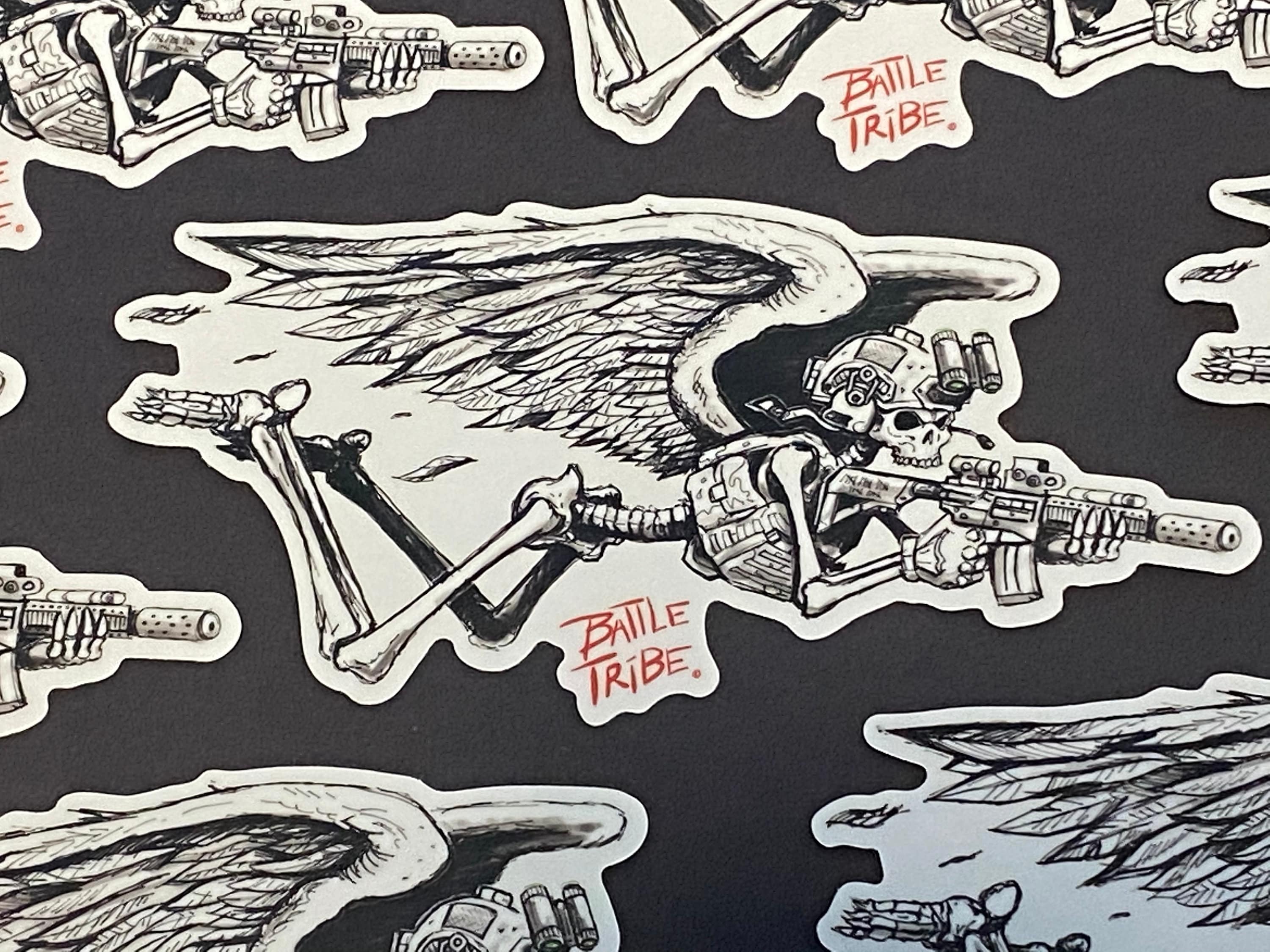 Battle tribe Tactical Zilla sticker Card Making & Stationery ...