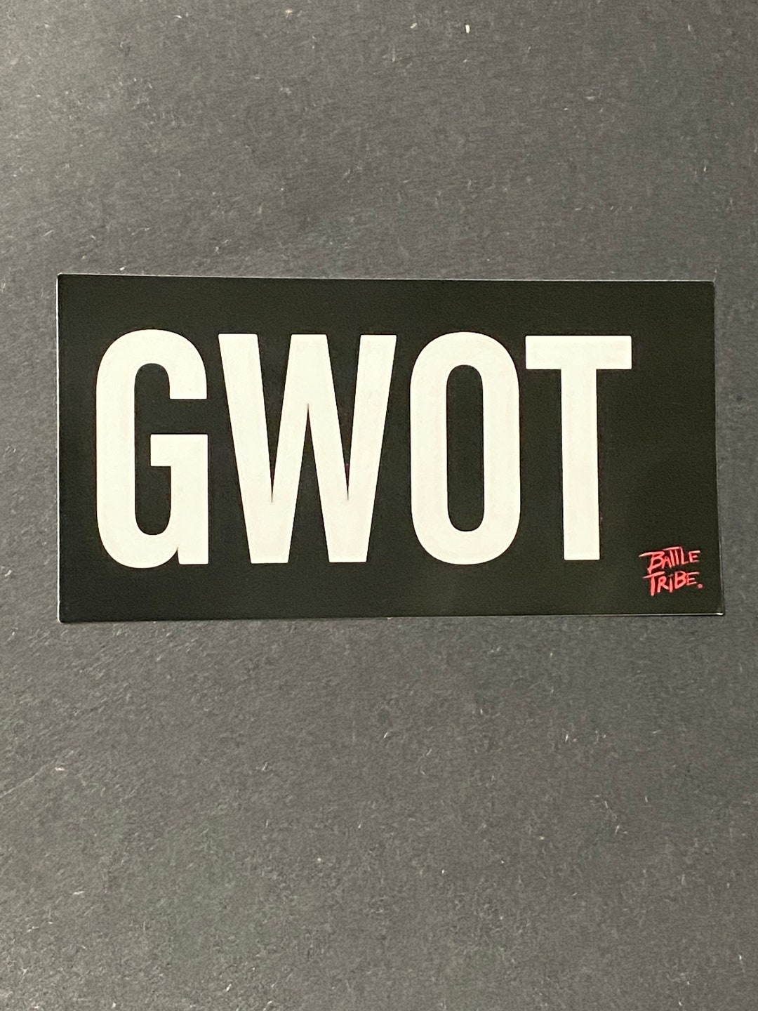 Battle Tribe GWOT Bumper Sticker - Etsy