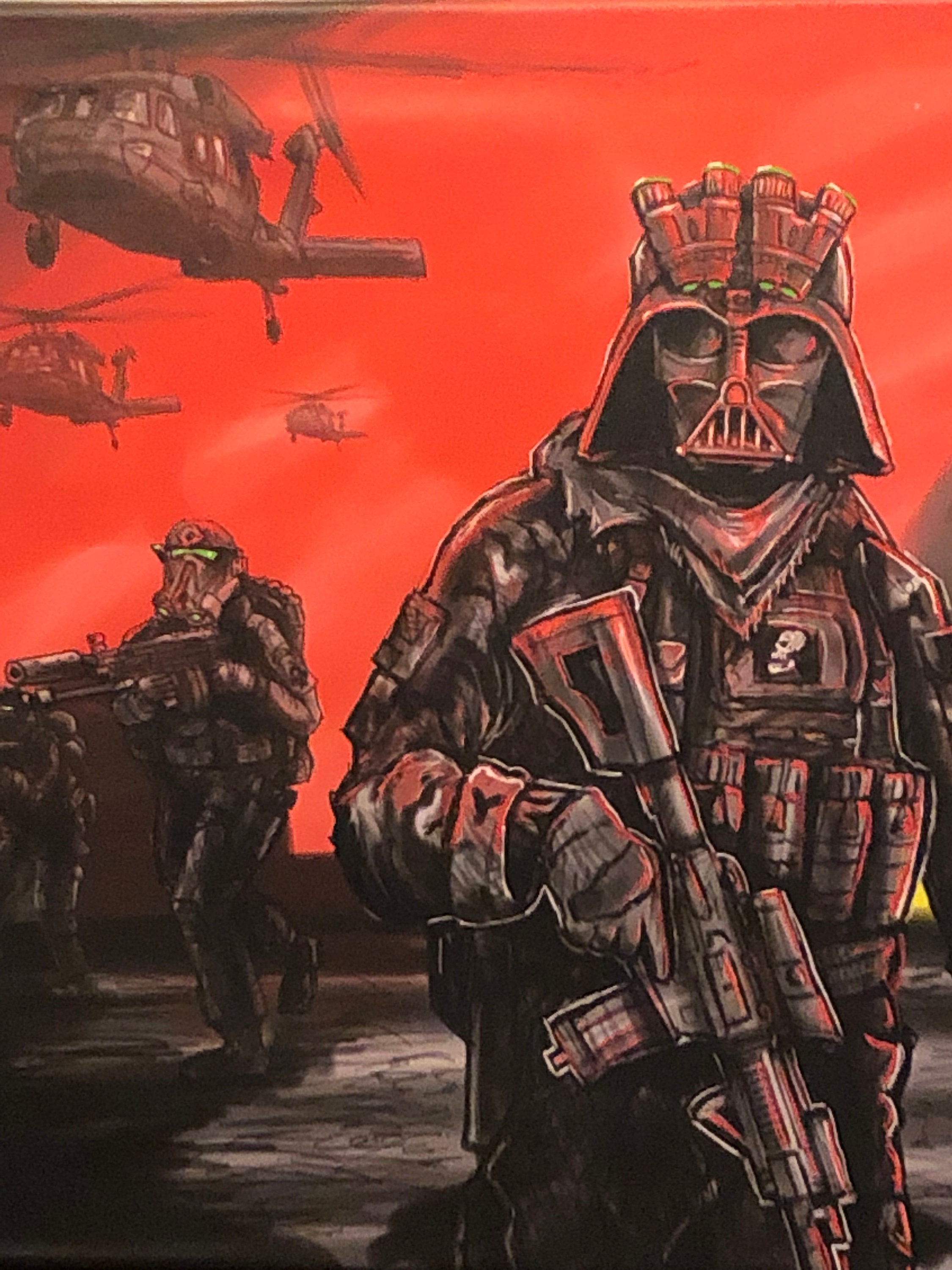 Dark Operator 30x 40 Art Canvas | Etsy