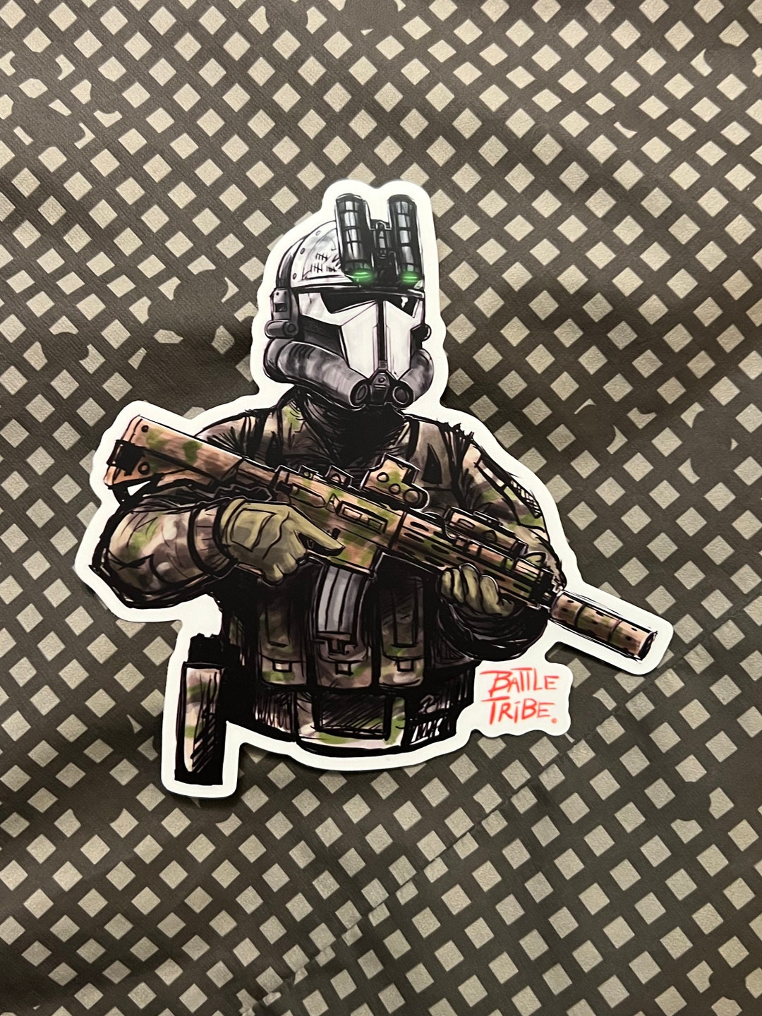 Battle Tribe imperial Mando Trooper Sticker - Etsy