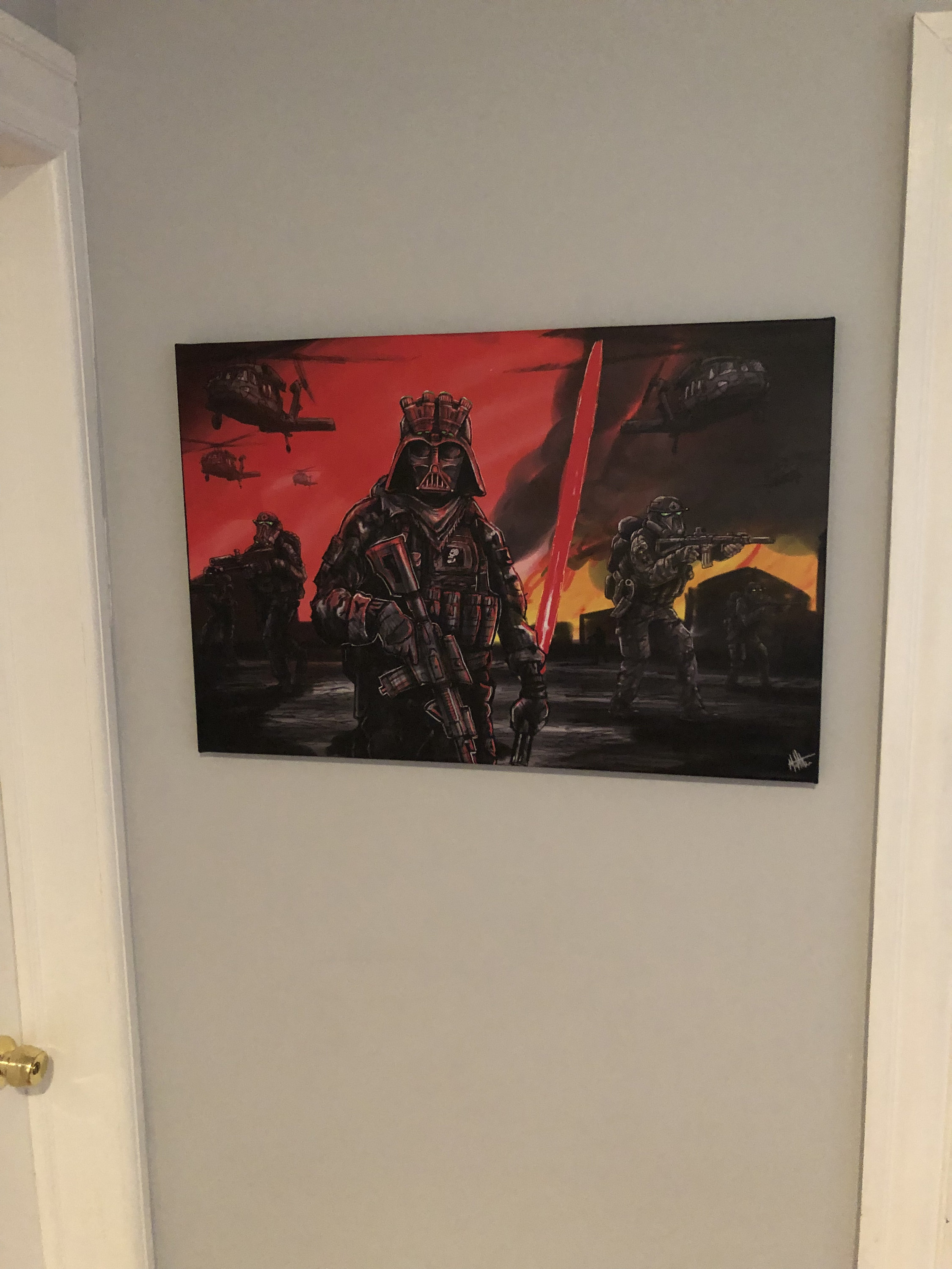 Dark Operator 30x 40 Art Canvas | Etsy