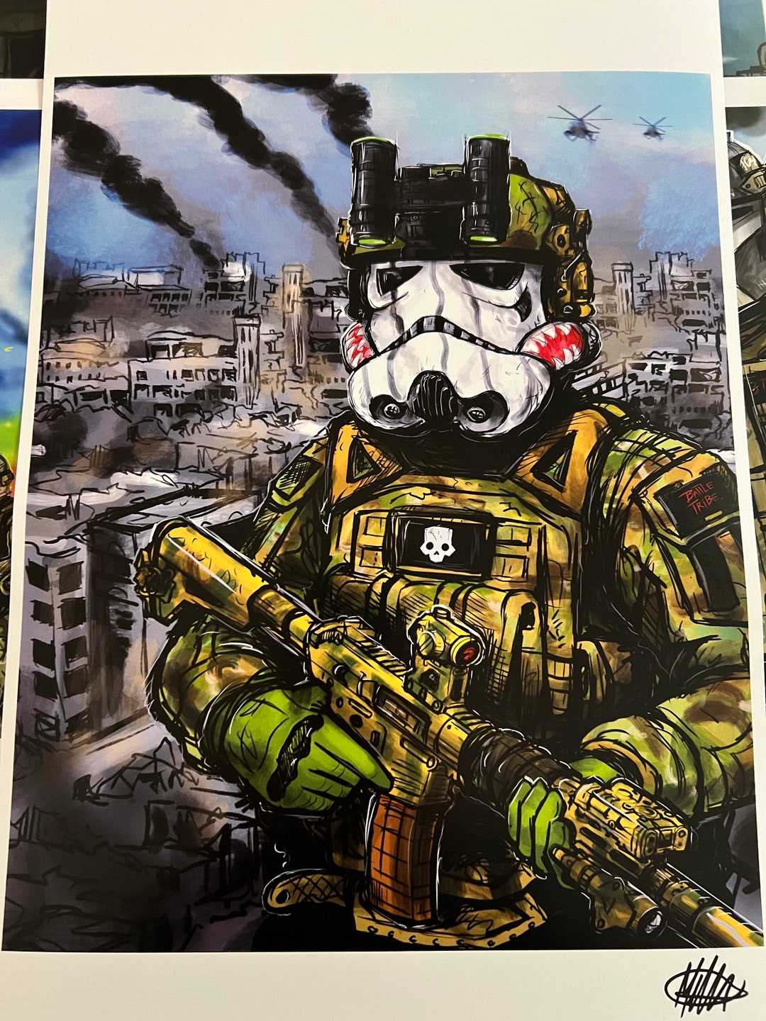 Rouge Trooper” 11x17 Art Print. 1 - Etsy