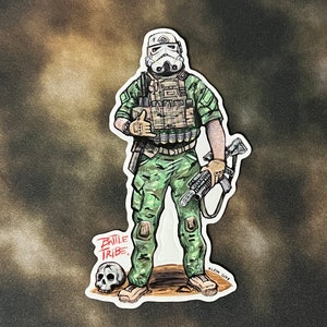 Trooper “up to No Good” Operator Sticker 1A - Etsy