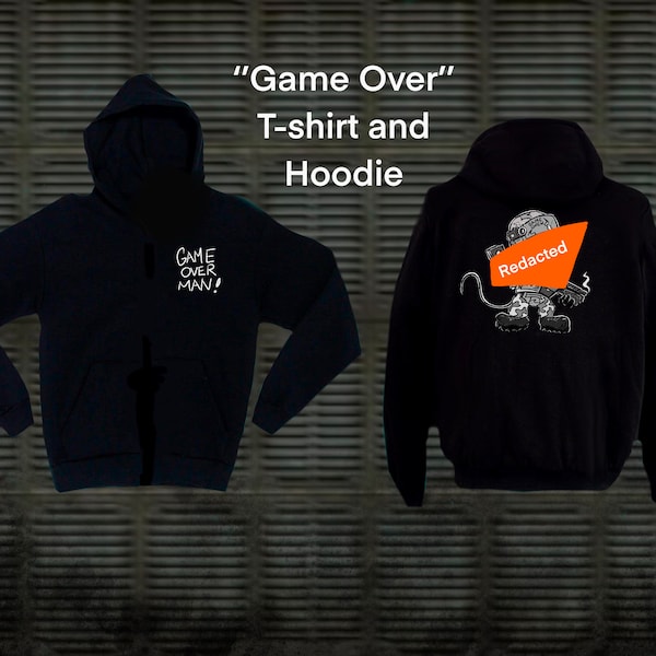 Game Over Hoodie - Etsy
