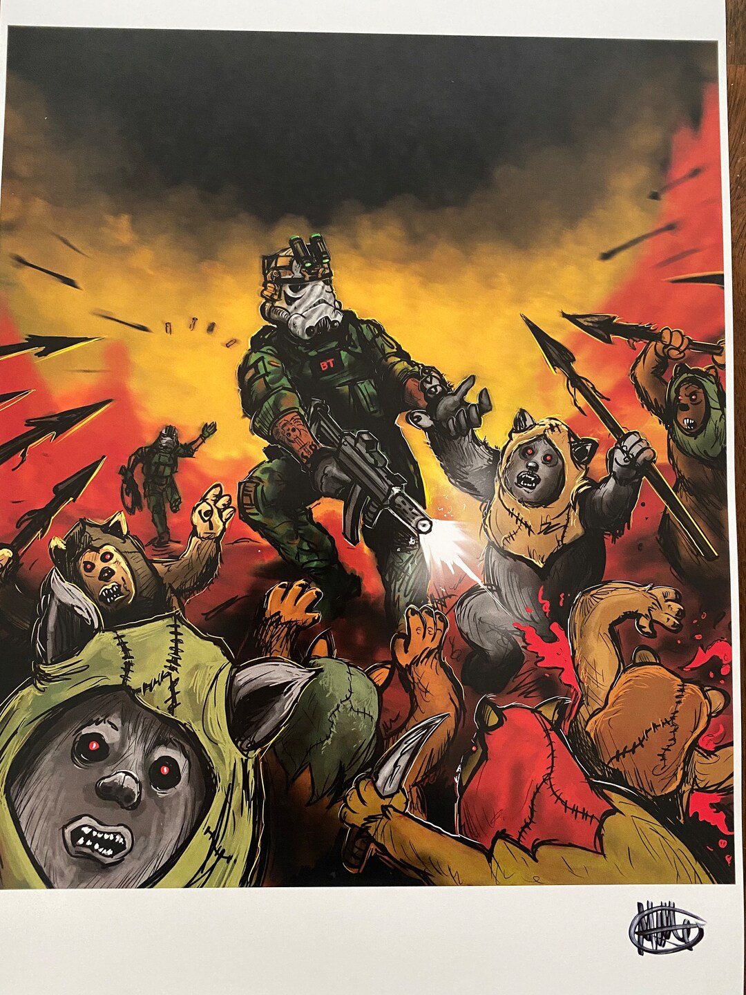 Doom” Stormtrooper 11x17 Signed Art Print 2 - Etsy
