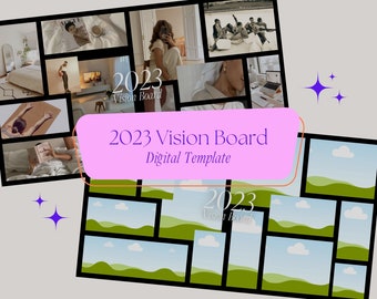 Editable Vision Board Template - Etsy