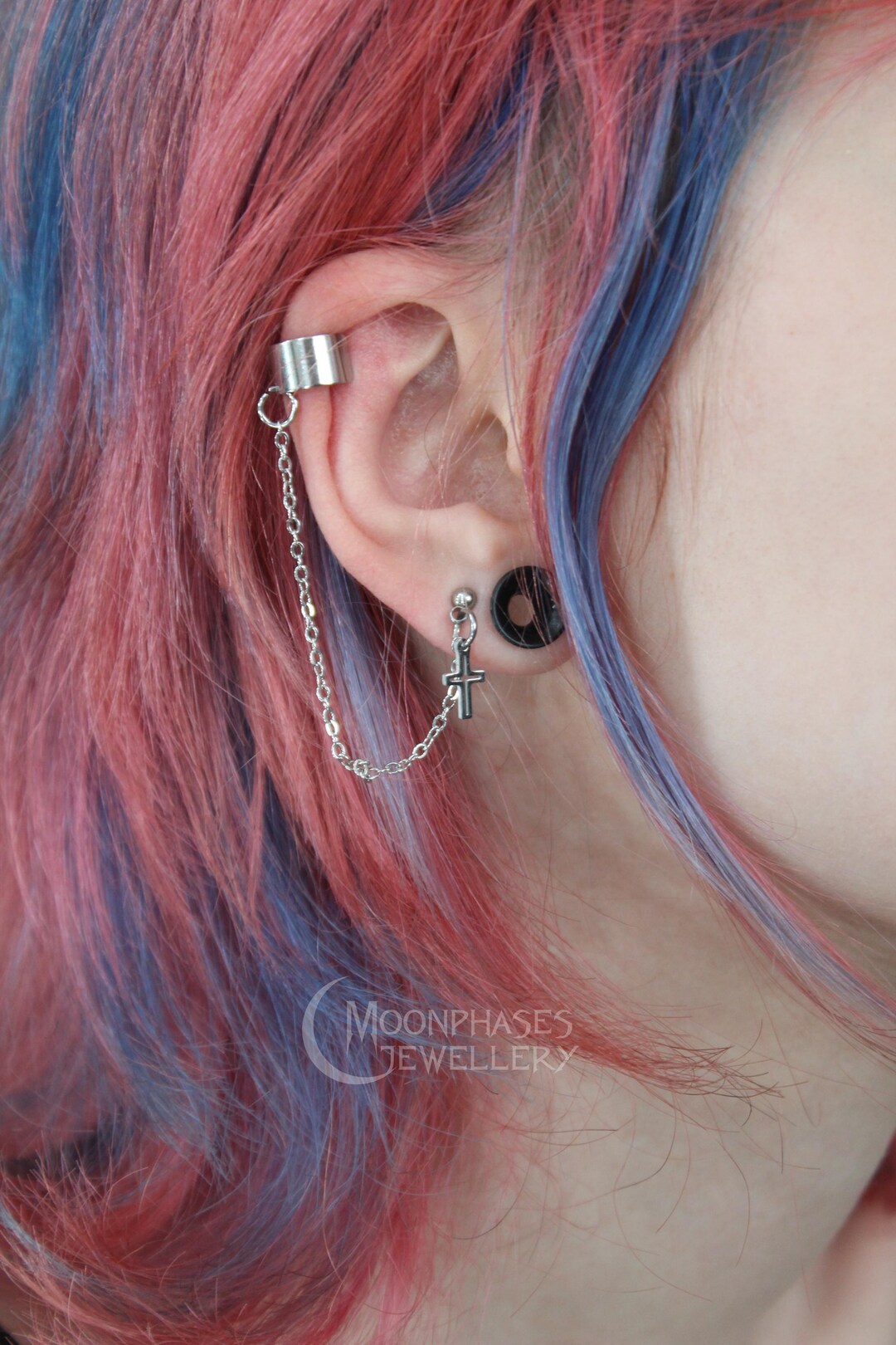 Cross Ear Cuff / Earcuff / Non Piercing / Christian Ear Clip / Fake ...