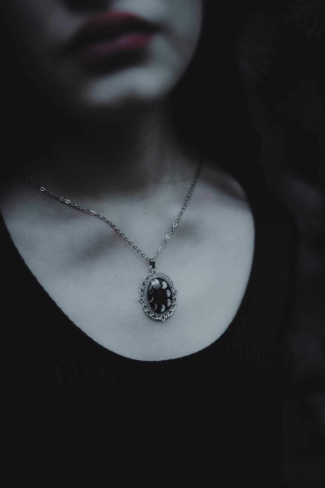 Moon Phase Necklace / Moon Cycle Necklace / Phases of the Moon / Moon ...