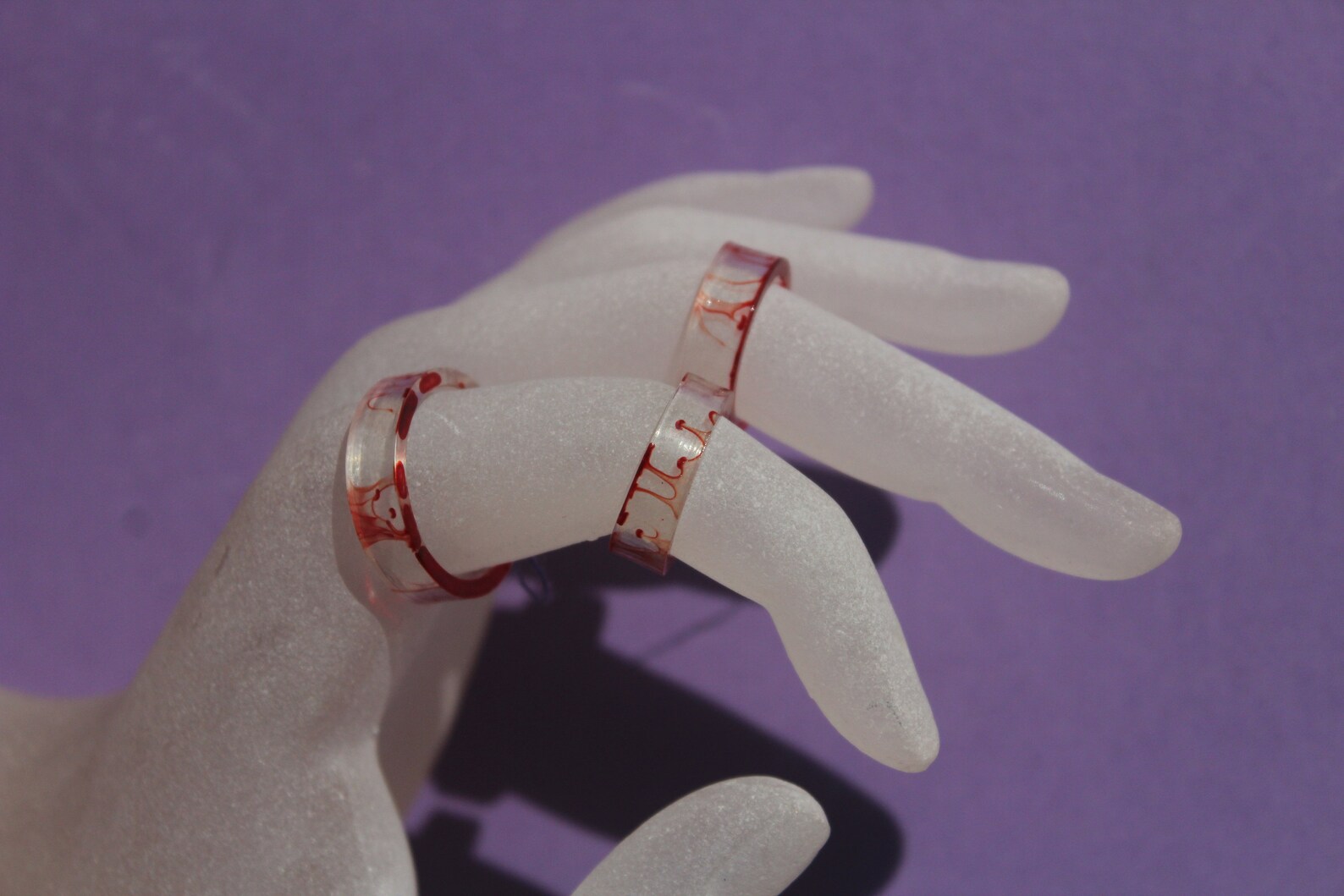 Blood Ring / Vampire Ring / Red Blood Drop / Vampire Gothic Jewelry ...