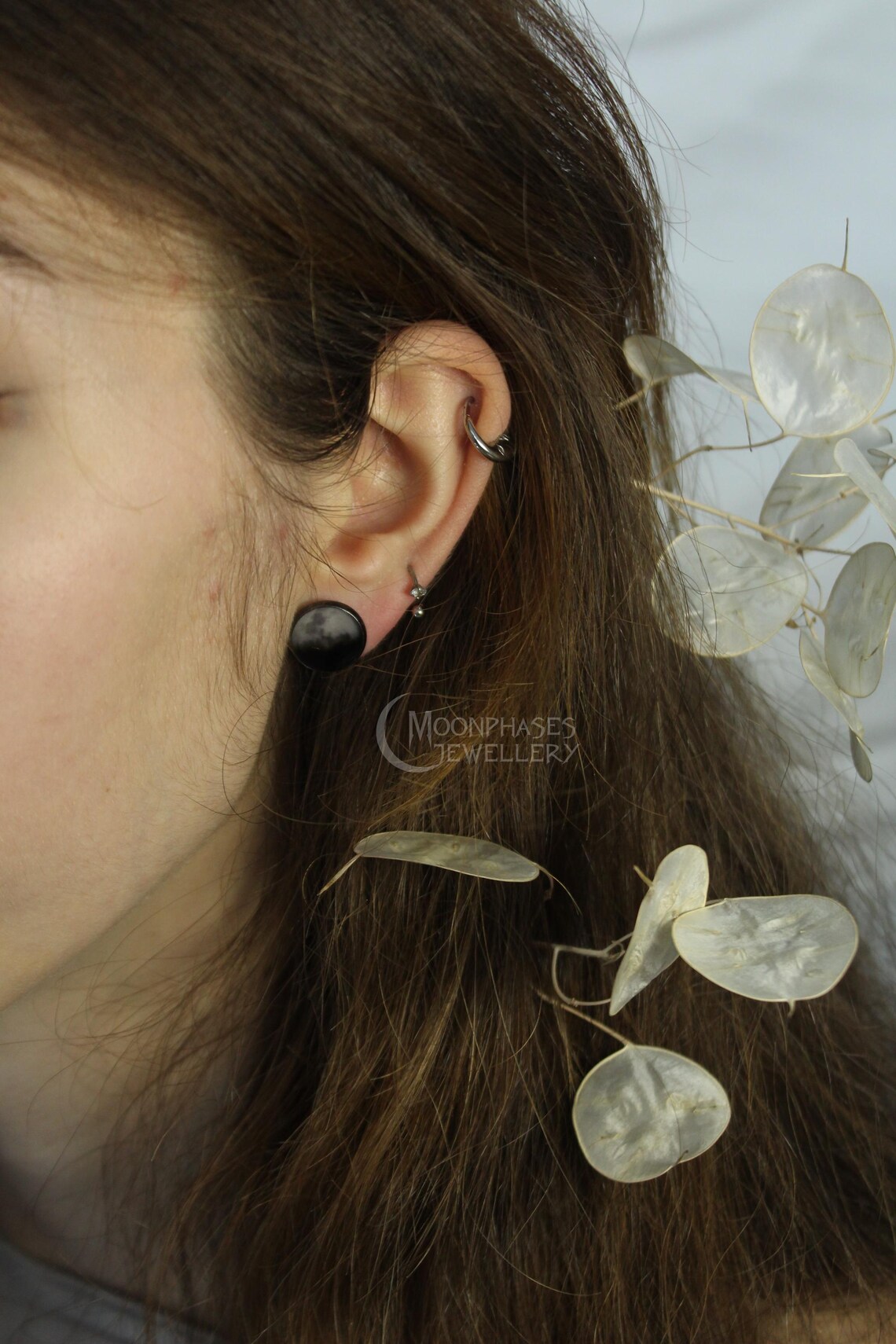 Moon Phase Earrings / Moon Phases / Crescent Moon Earrings / Full Moon ...