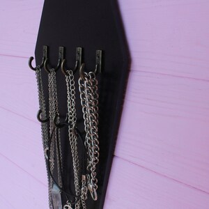 Coffin Jewelry Organizer / Goth Room Decor / Gothic Jewelry Holder ...