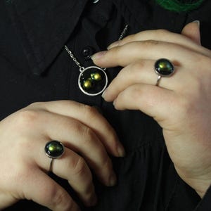 Green Beetle Ring / Whimsigoth Jewelry / Chrysolina / Nature Inspired ...