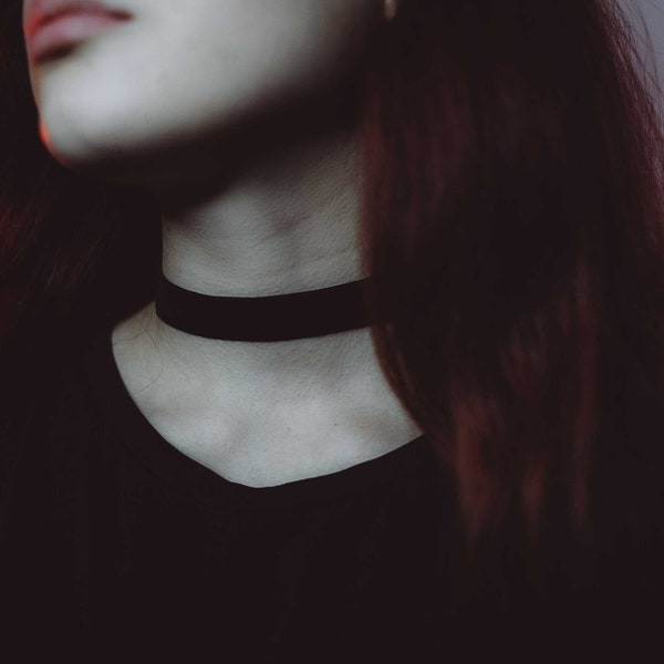 Black Choker - Etsy